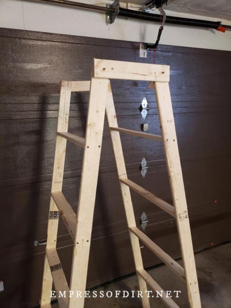 How to Build a Simple Garden Art Ladder