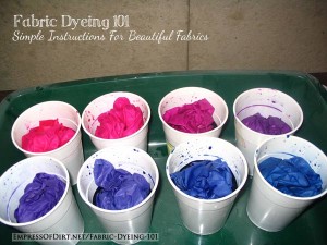 Fabric Dyeing 101: Simple Instructions for Beautiful Fabrics