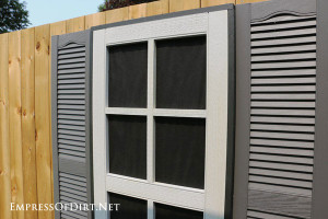 Dress Up a Fence with Faux Windows and Doors — Empress of Dirt