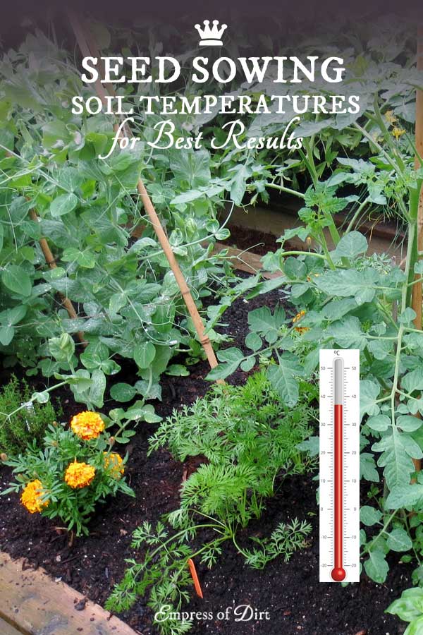 Best Soil Temperatures for Sowing Seeds | Free Printable - Empress of Dirt