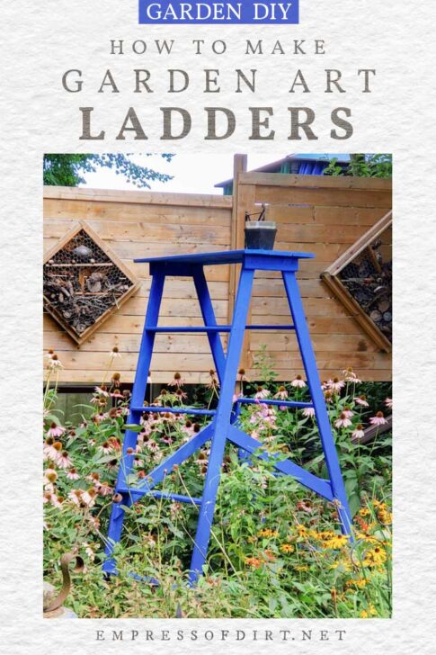 How to Build a Simple Garden Art Ladder