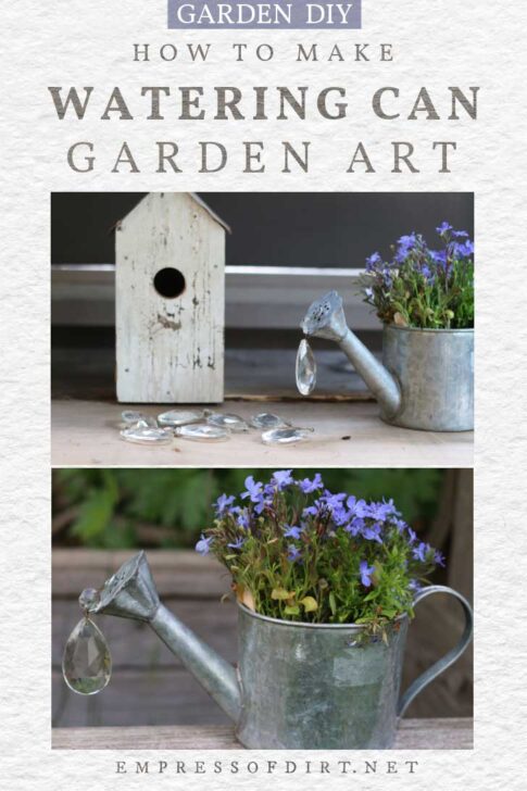 Turn Old Watering Cans Into Garden Art With Faux Water Sprays — Empress ...