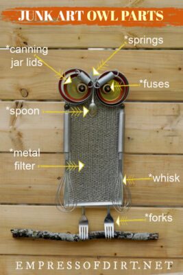 How to Make Junk Art Owls (Easy Tutorial) — Empress of Dirt