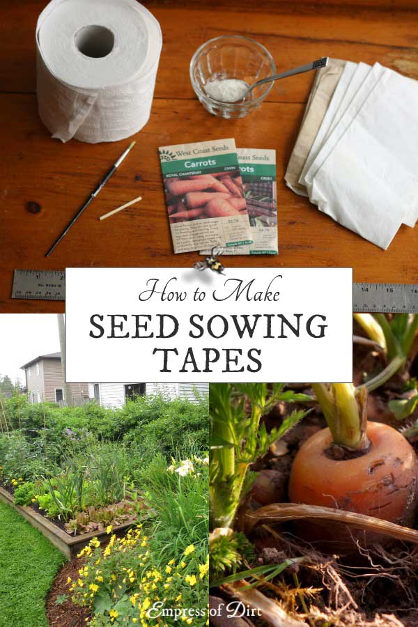 How to Make Seed Tapes | Empress of Dirt