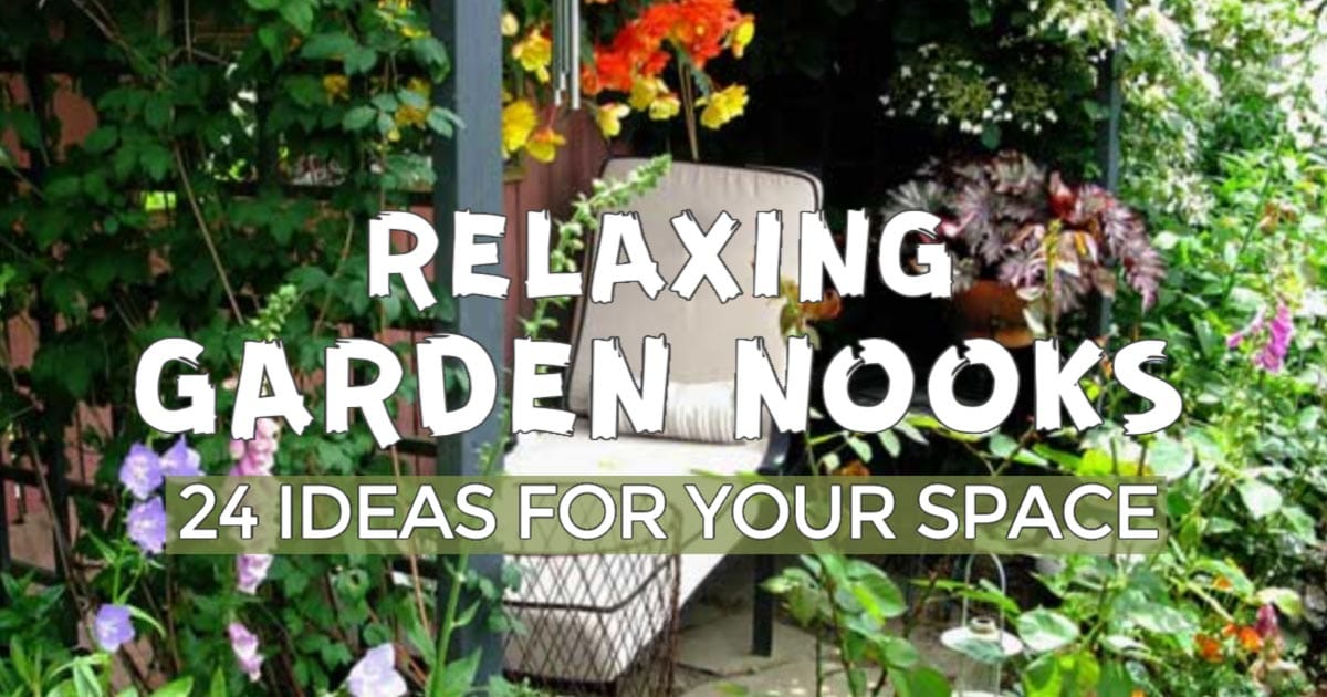 24 Relaxing Garden Nooks (Seating Ideas) | Empress of Dirt