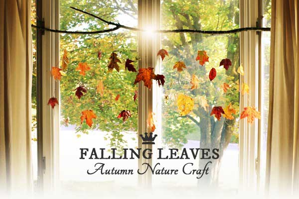 DIY Falling Leaves | Autumn Nature Craft - Empress of Dirt