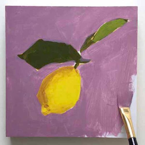 Paint a Lemon (Beginner Tutorial Using Acrylics) — Empress of Dirt