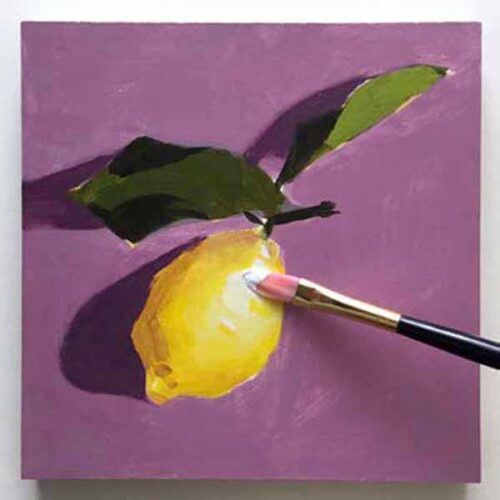 Paint a Lemon (Beginner Tutorial Using Acrylics) — Empress of Dirt
