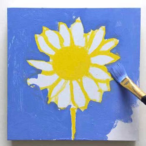 Paint a Daisy (Beginner Tutorial Using Acrylics) — Empress of Dirt