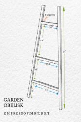 How to Build a Wooden Garden Obelisk (Step-by-Step)