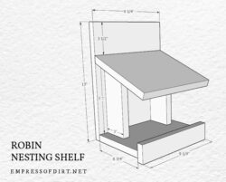 Make a Robin Nesting Shelf (Free Plans)