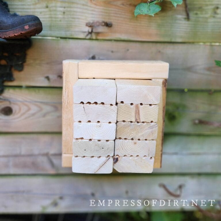 DIY Bee House Using Scrap Lumber — Empress of Dirt