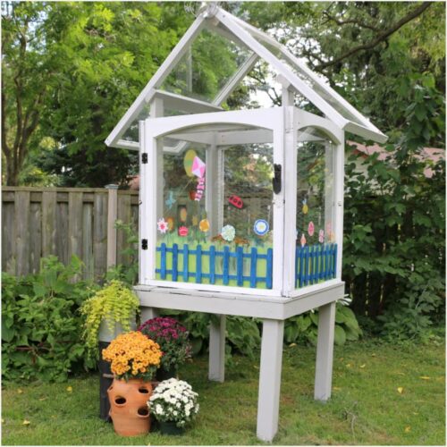 How To Build a Mini Greenhouse From Old Windows