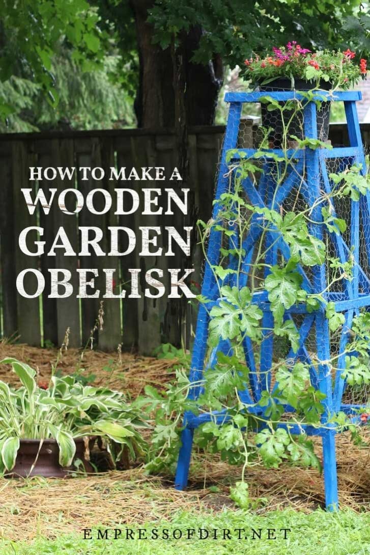 How to Build a Wooden Garden Obelisk (Step-by-Step)