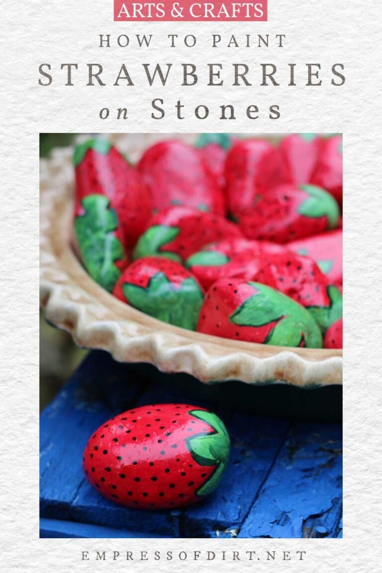 How to Paint Strawberry Rocks (Beginner Tutorial)