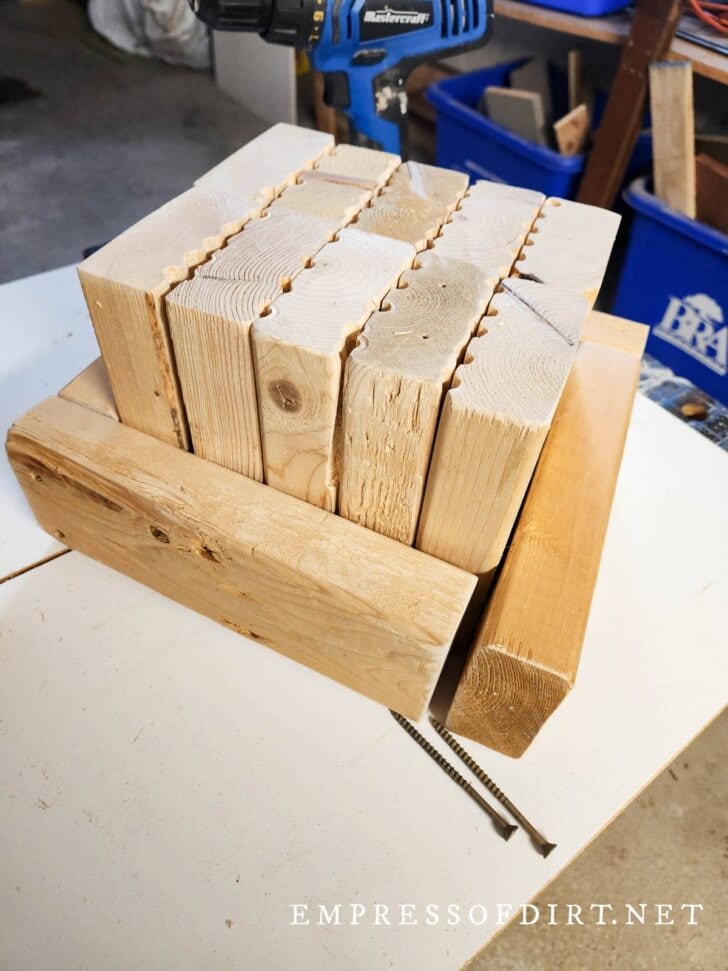DIY Bee House Using Scrap Lumber