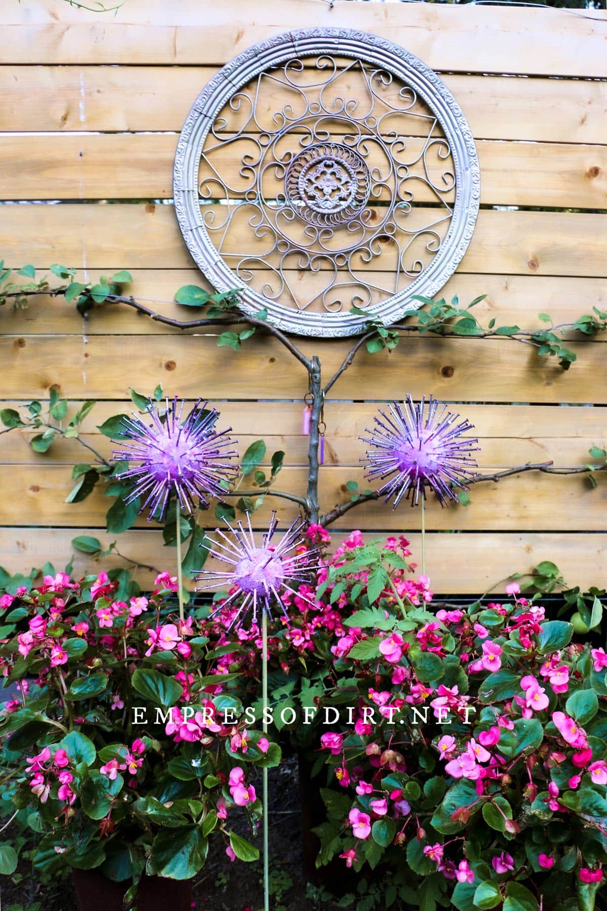 How to Make Giant Garden Art Alliums — Empress of Dirt