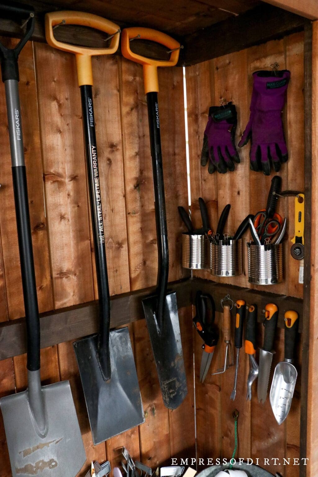 DIY Portable Garden Tool Storage Shed on Wheels (Free Plans)