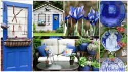 38 Blue Garden Accent Ideas: Art, Decor, & Flowers