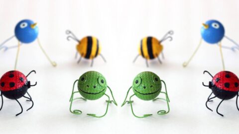 Golf Ball Crafts: Ladybugs, Bees, Frogs, & Birds — Empress of Dirt