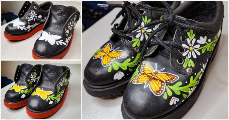 Oh My Daisies! How To Transform Plain Shoes With Paint