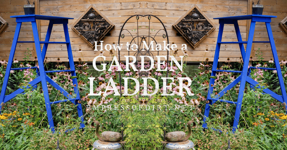 How to Build a Simple Garden Art Ladder