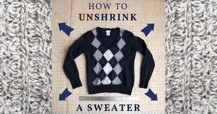 How to Un-Shrink a Wool Sweater (& Tell If It's Possible)