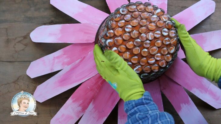 How to Make Giant Garden Art Coneflowers (DIY Tutorial)