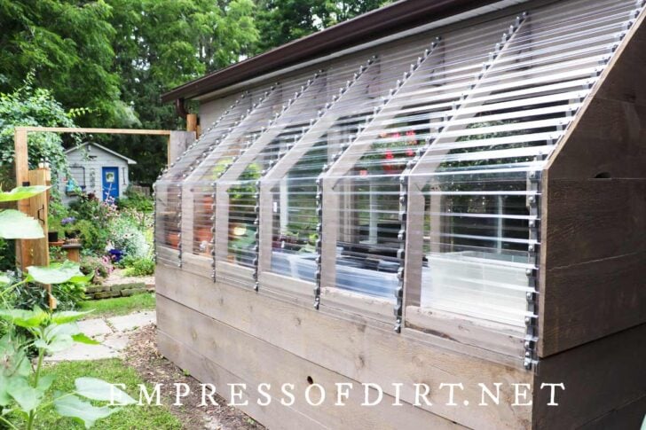How to Build a Lean-to Greenhouse (Step by Step) | Empress of Dirt