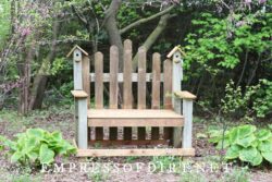 Garden Benches: 17 Creative & Rustic Ideas — Empress of Dirt
