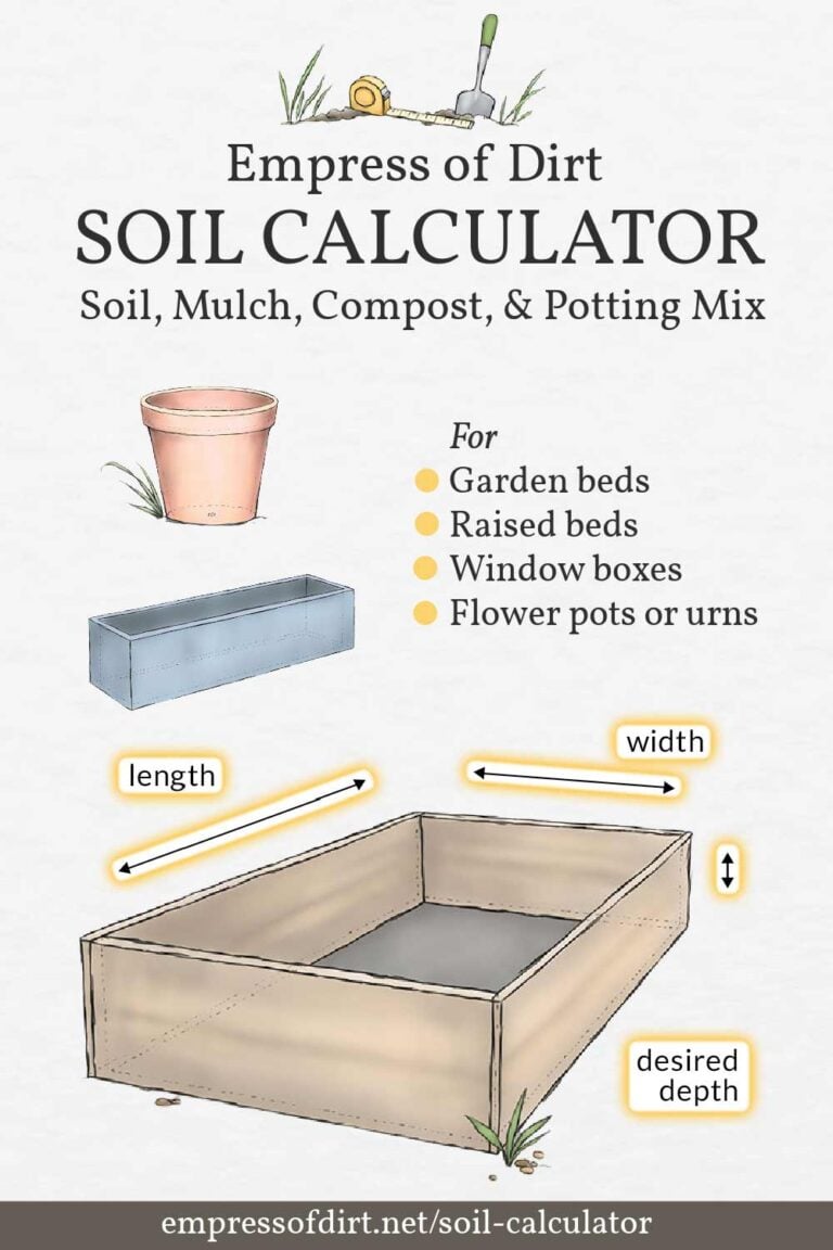 Soil Calculator (Mulch, Compost, & Potting Mix Too) — Empress of Dirt