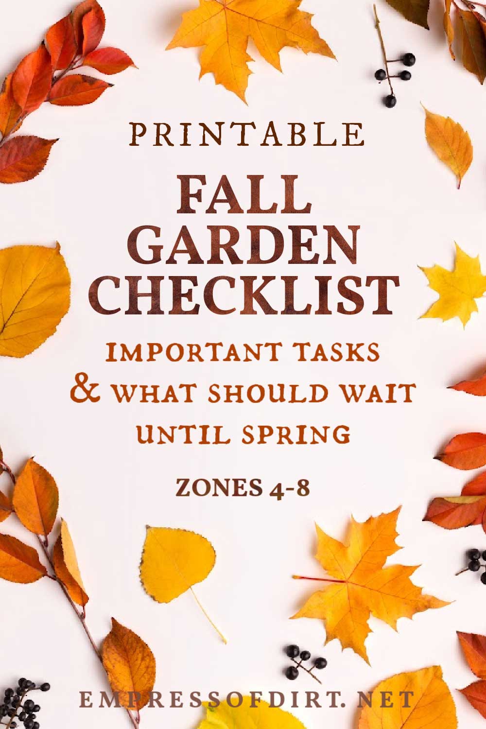 Fall Garden Checklist & Helpful Reminders — Empress of Dirt
