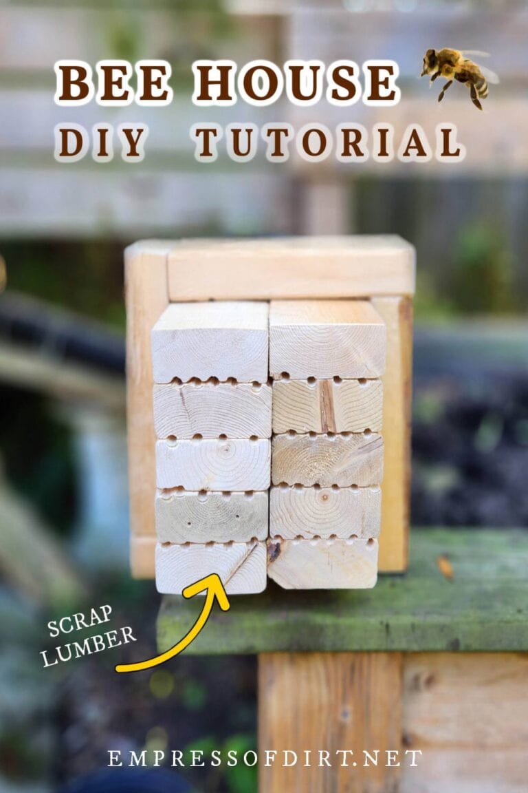 DIY Bee House Using Scrap Lumber — Empress of Dirt