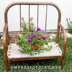Garden Benches: 17 Creative & Rustic Ideas — Empress of Dirt